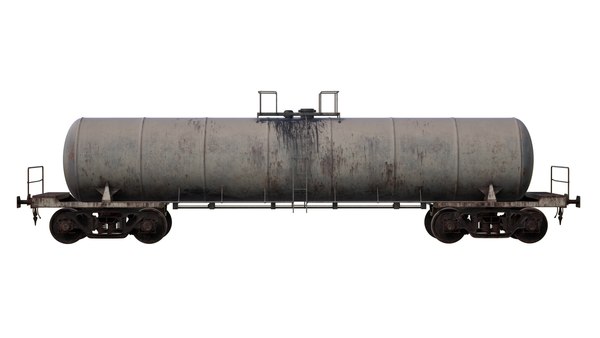 Train oil tank 3D model - TurboSquid 1671729