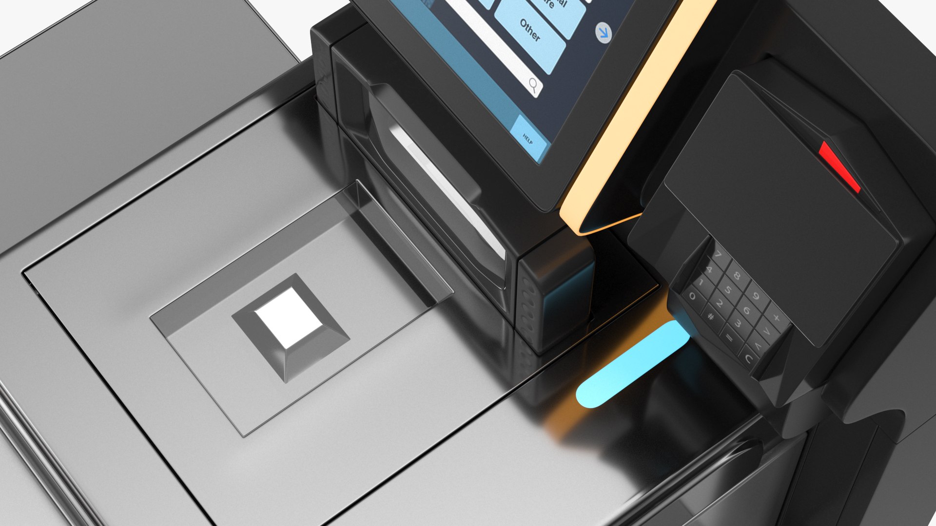3D Modular Cash Recycling Self Checkout System - TurboSquid 1796852