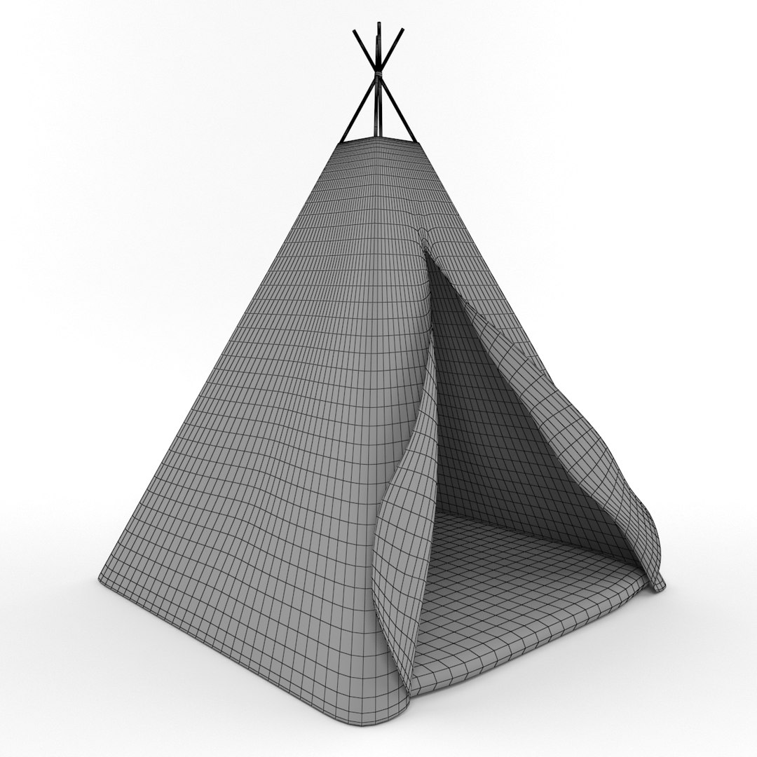 3d Tee Pee Model