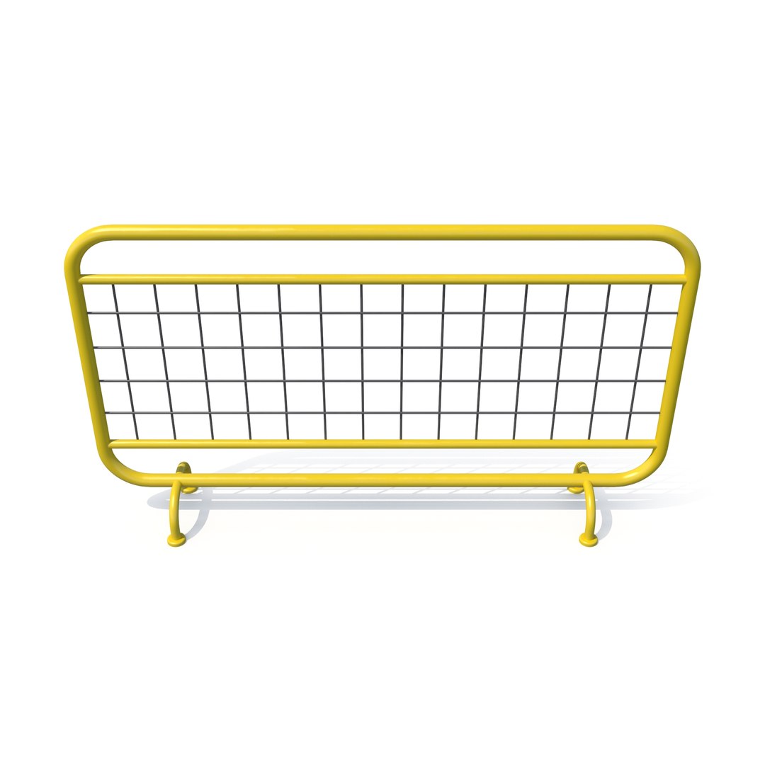 Metal Barrier 3D Model - TurboSquid 1958889