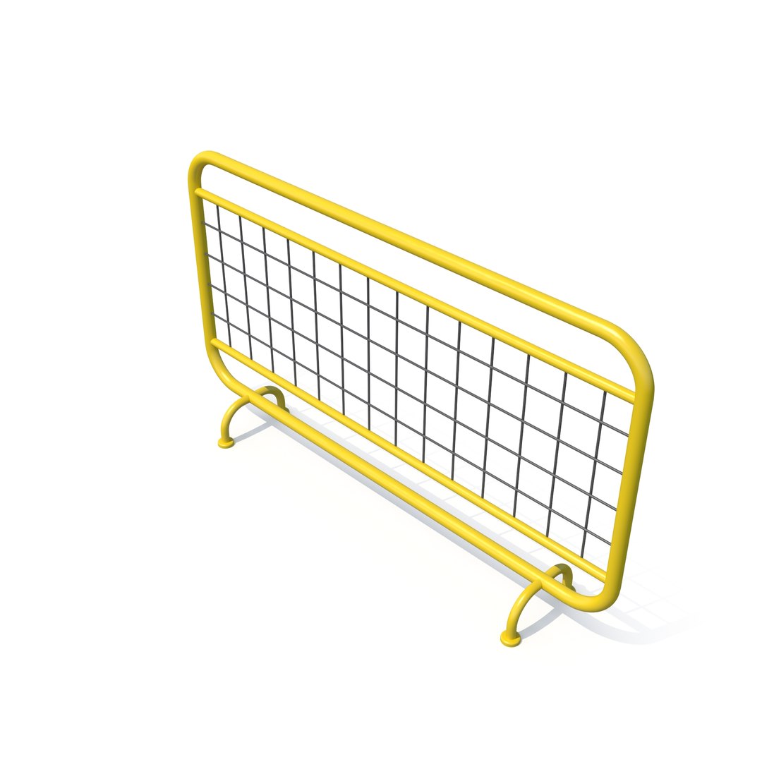 Metal Barrier 3D Model - TurboSquid 1958889