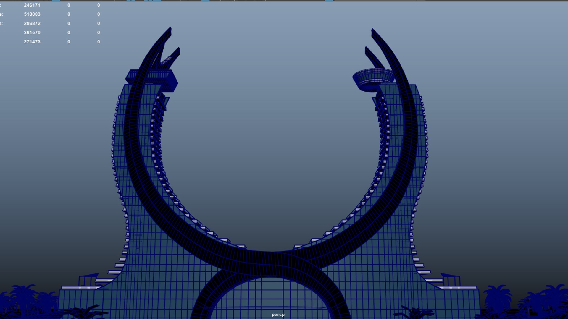 3D Model Katara Towers - TurboSquid 2126012