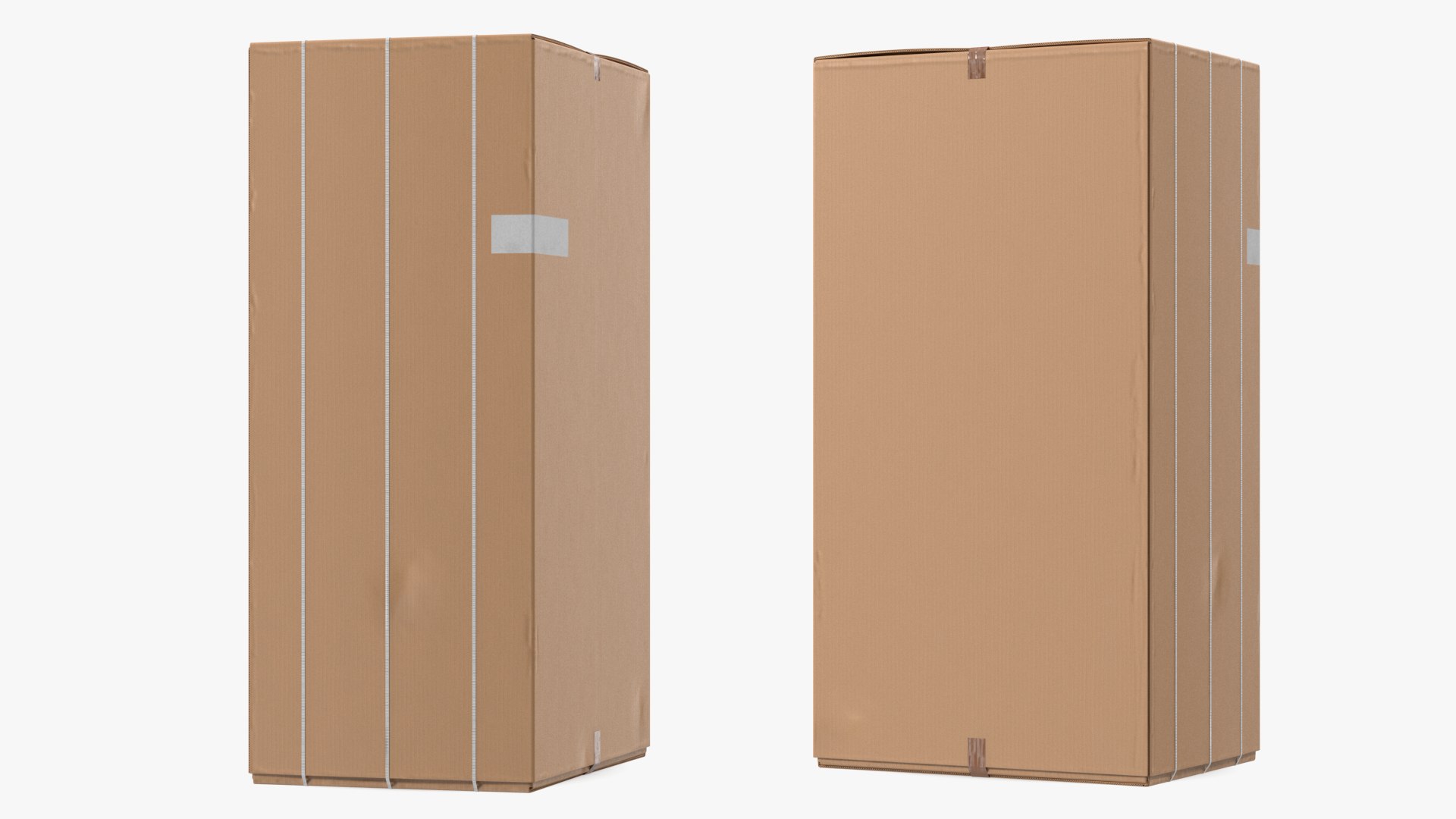 Large Cardboard Box model - TurboSquid 2116164