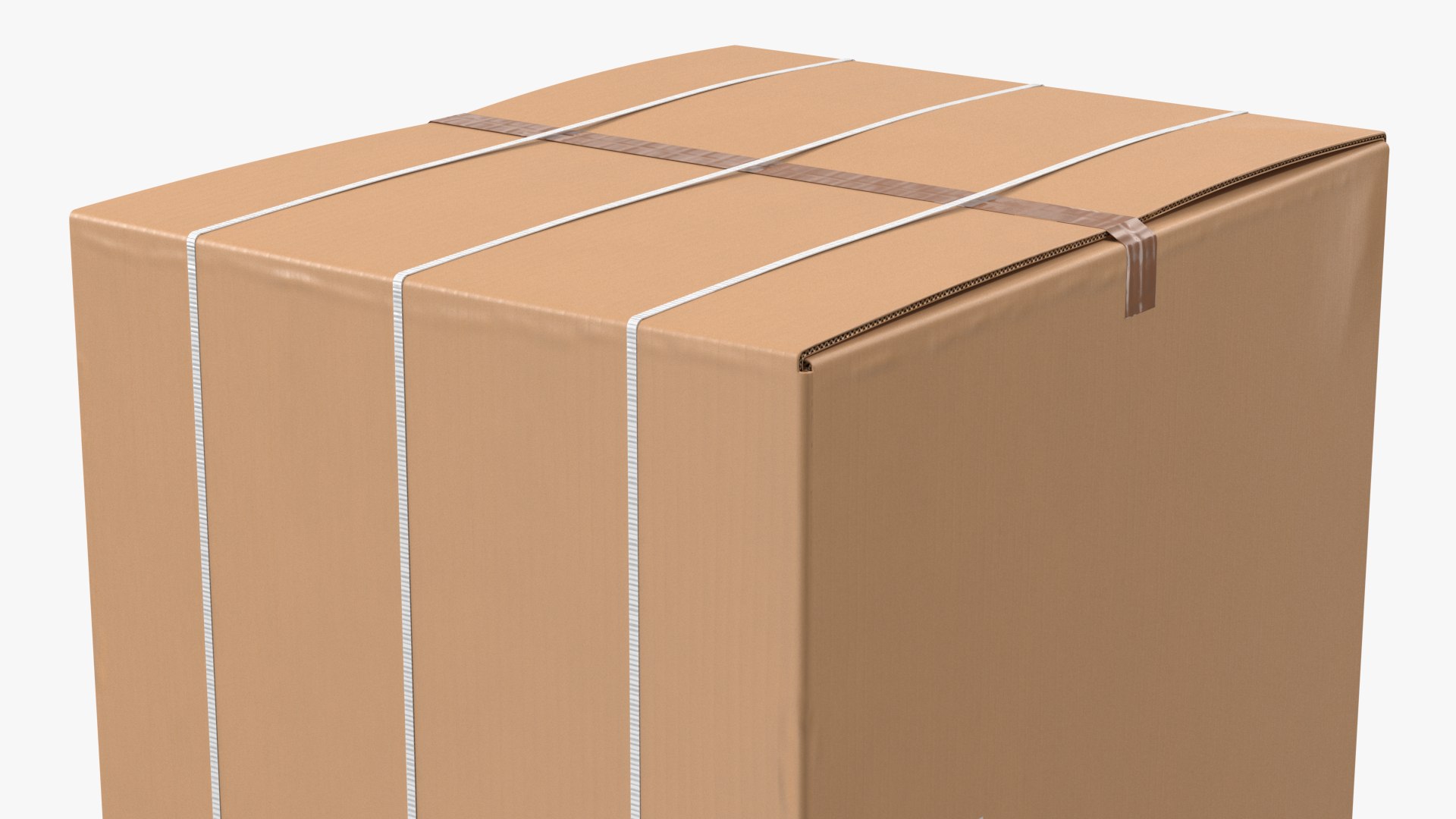 Large Cardboard Box model - TurboSquid 2116164