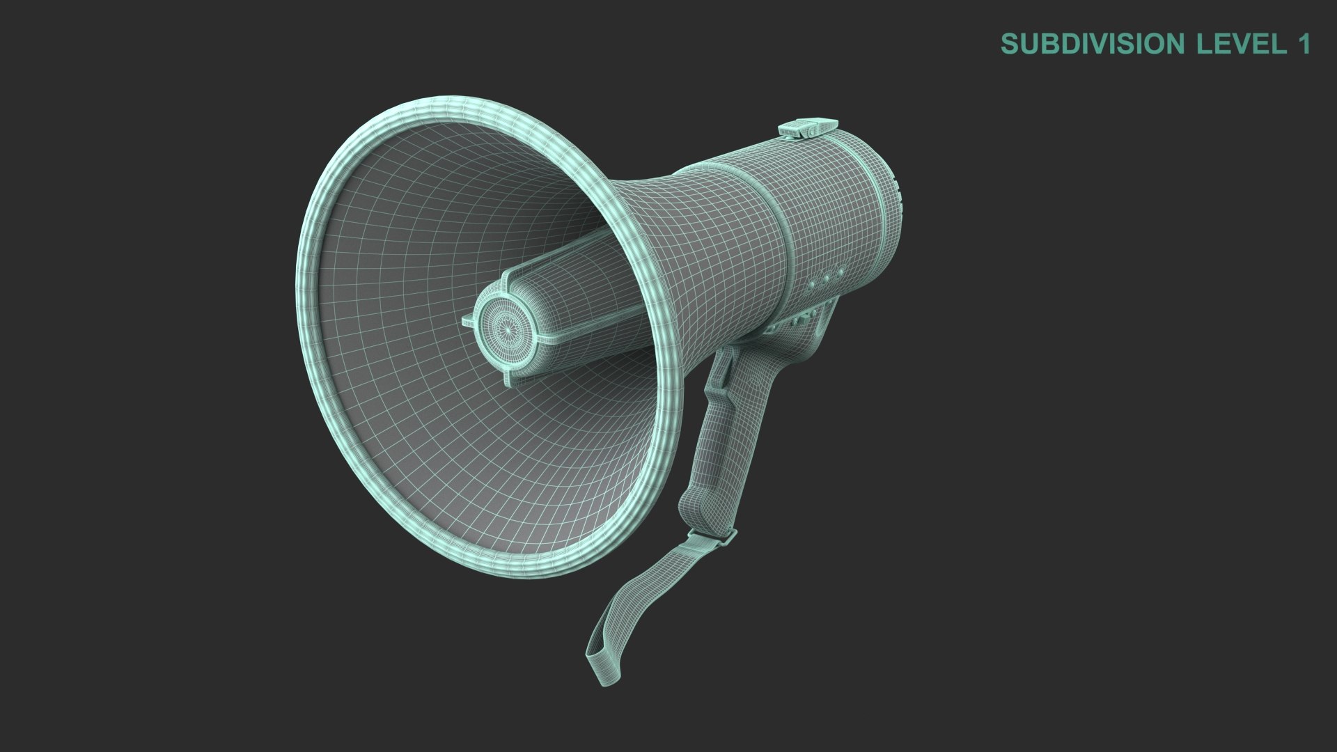 3D Megaphone model - TurboSquid 1864459