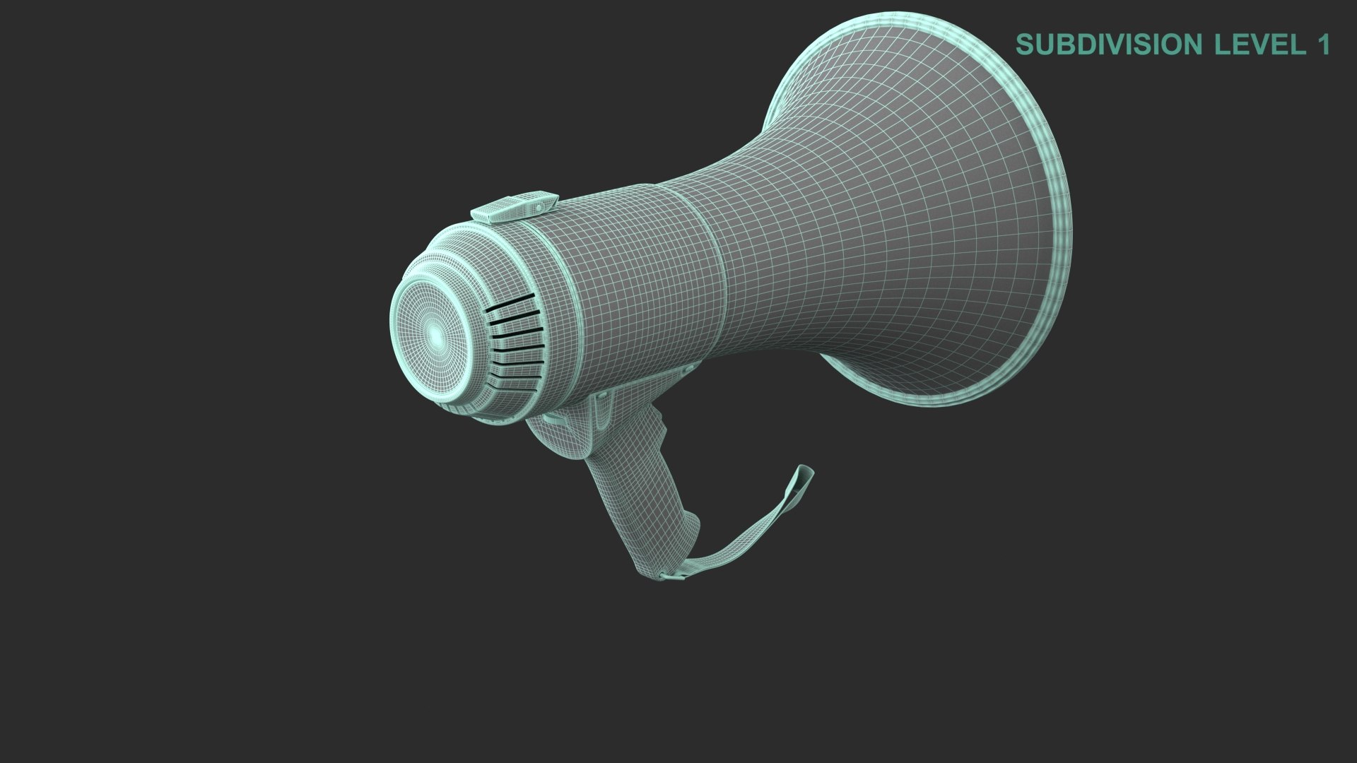 3D Megaphone model - TurboSquid 1864459