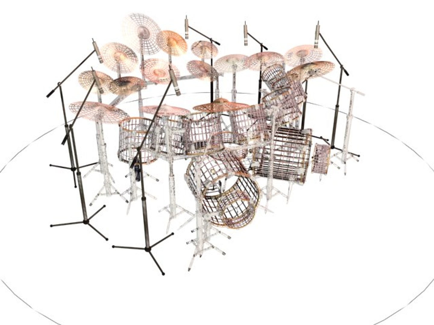 3ds max drum set