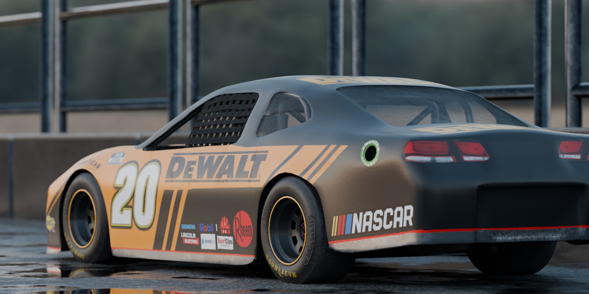 Nascar Car Simple Rig 3D Model - TurboSquid 2175936