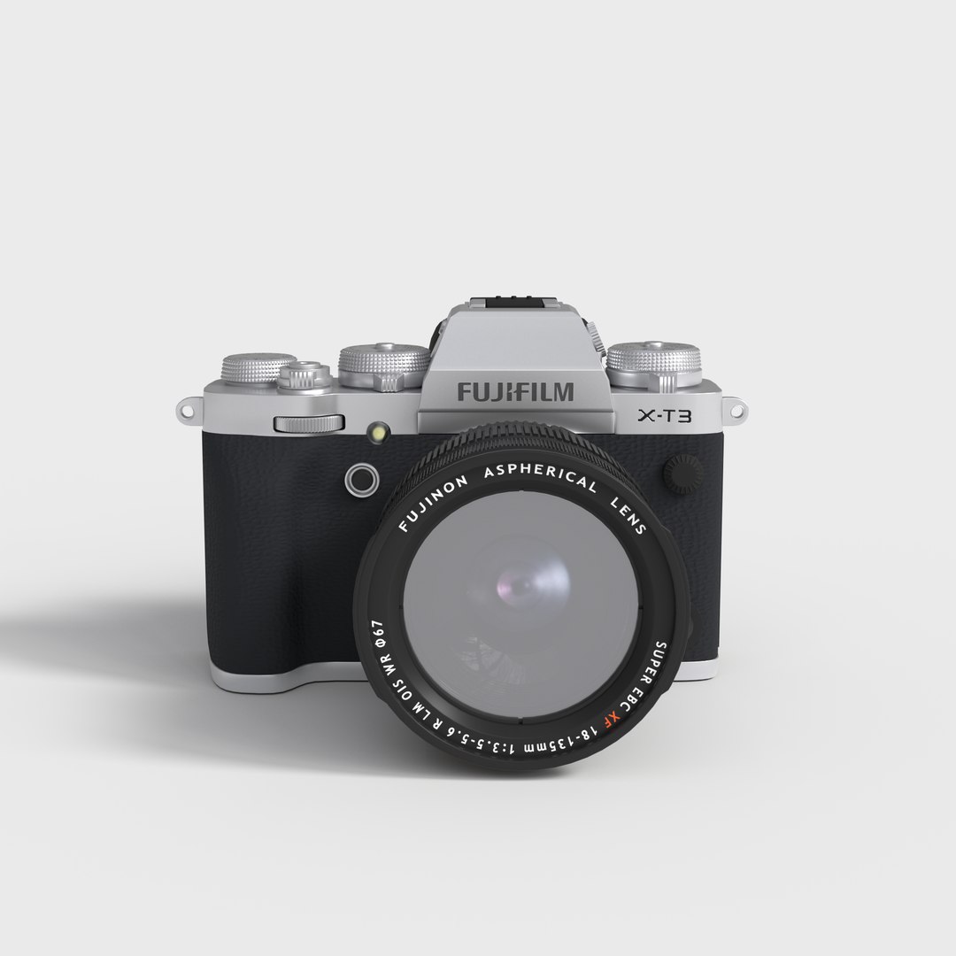 FUJIFILM XT3 CAMERA 3D Model - TurboSquid 2255111