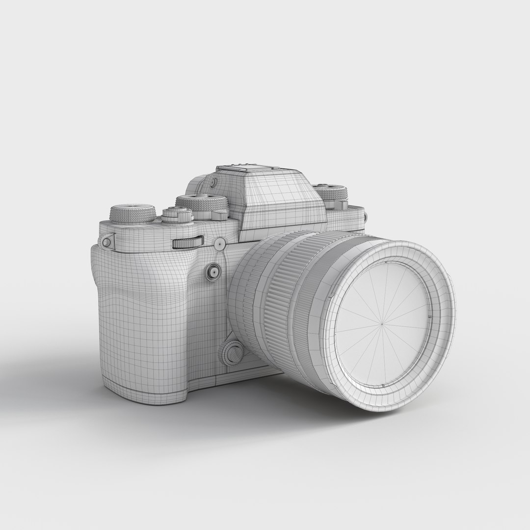 FUJIFILM XT3 CAMERA 3D Model - TurboSquid 2255111