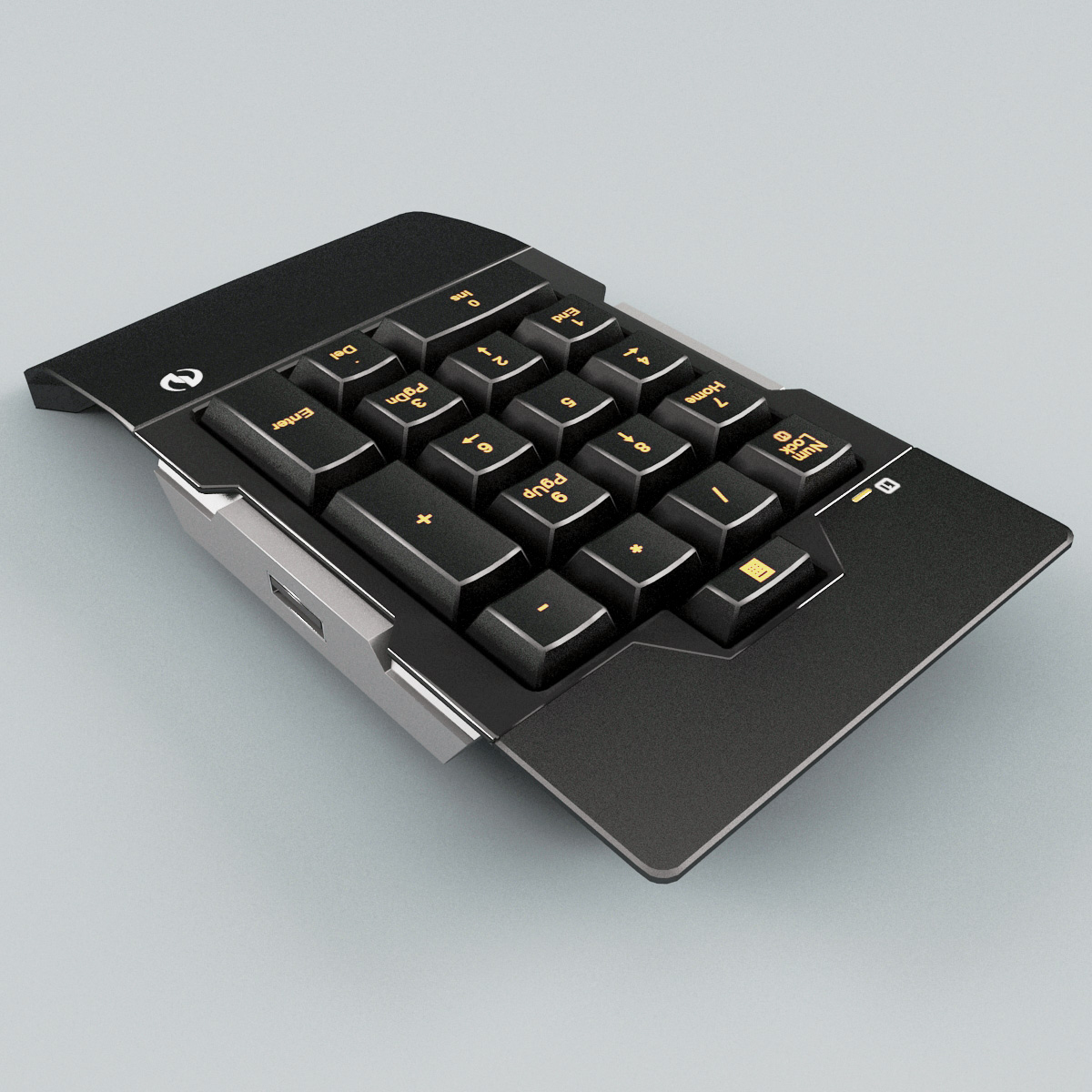 numeric keypad 3d max