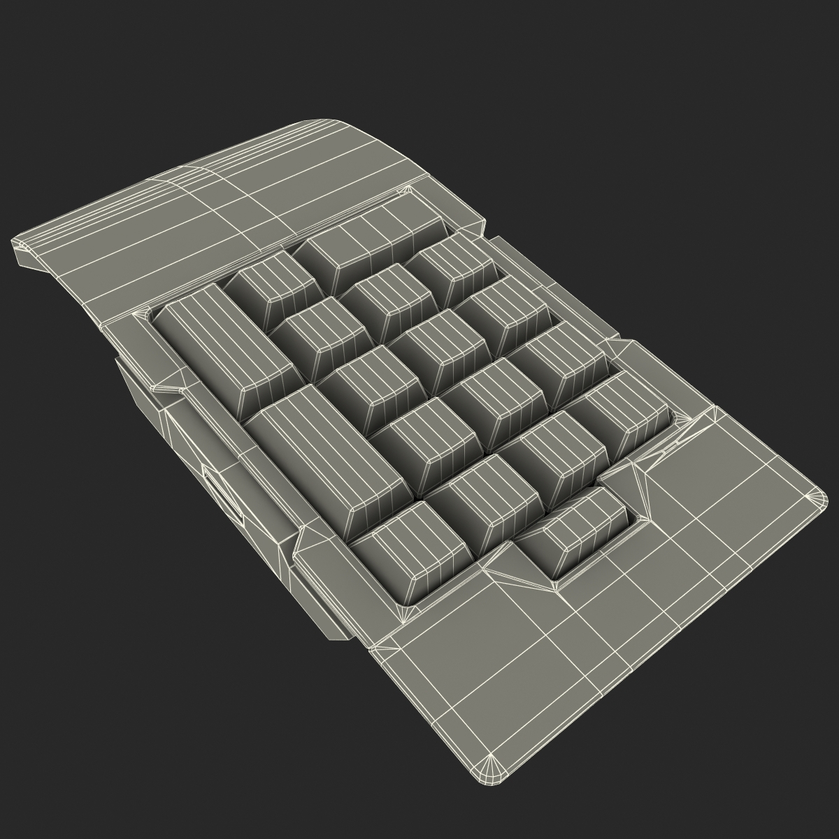 numeric keypad 3d max