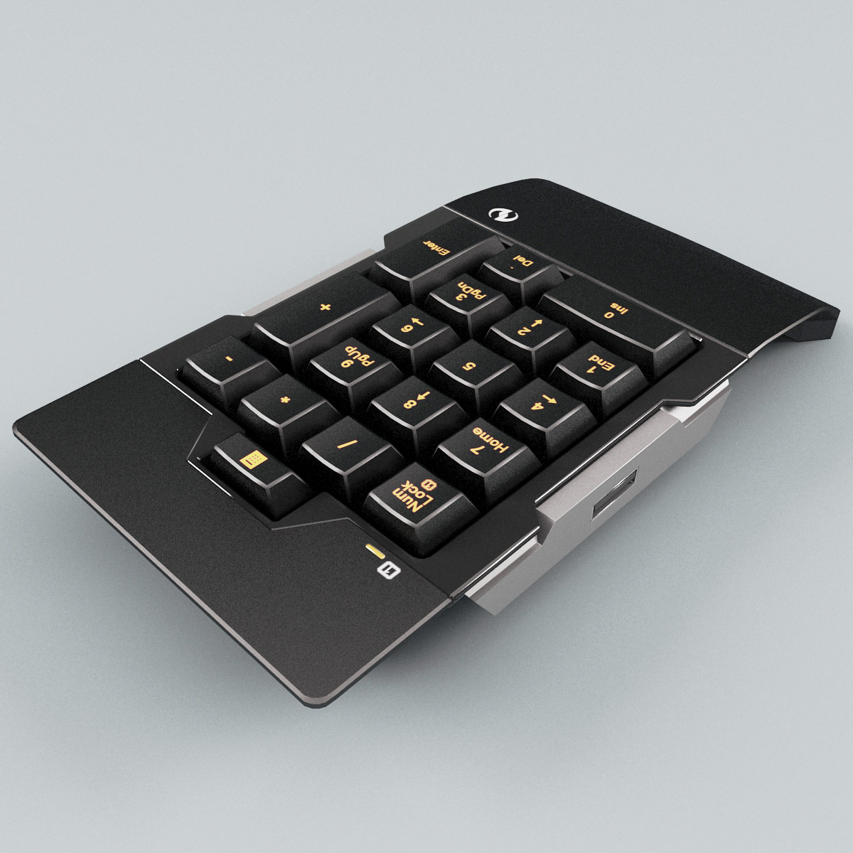 numeric keypad 3d max