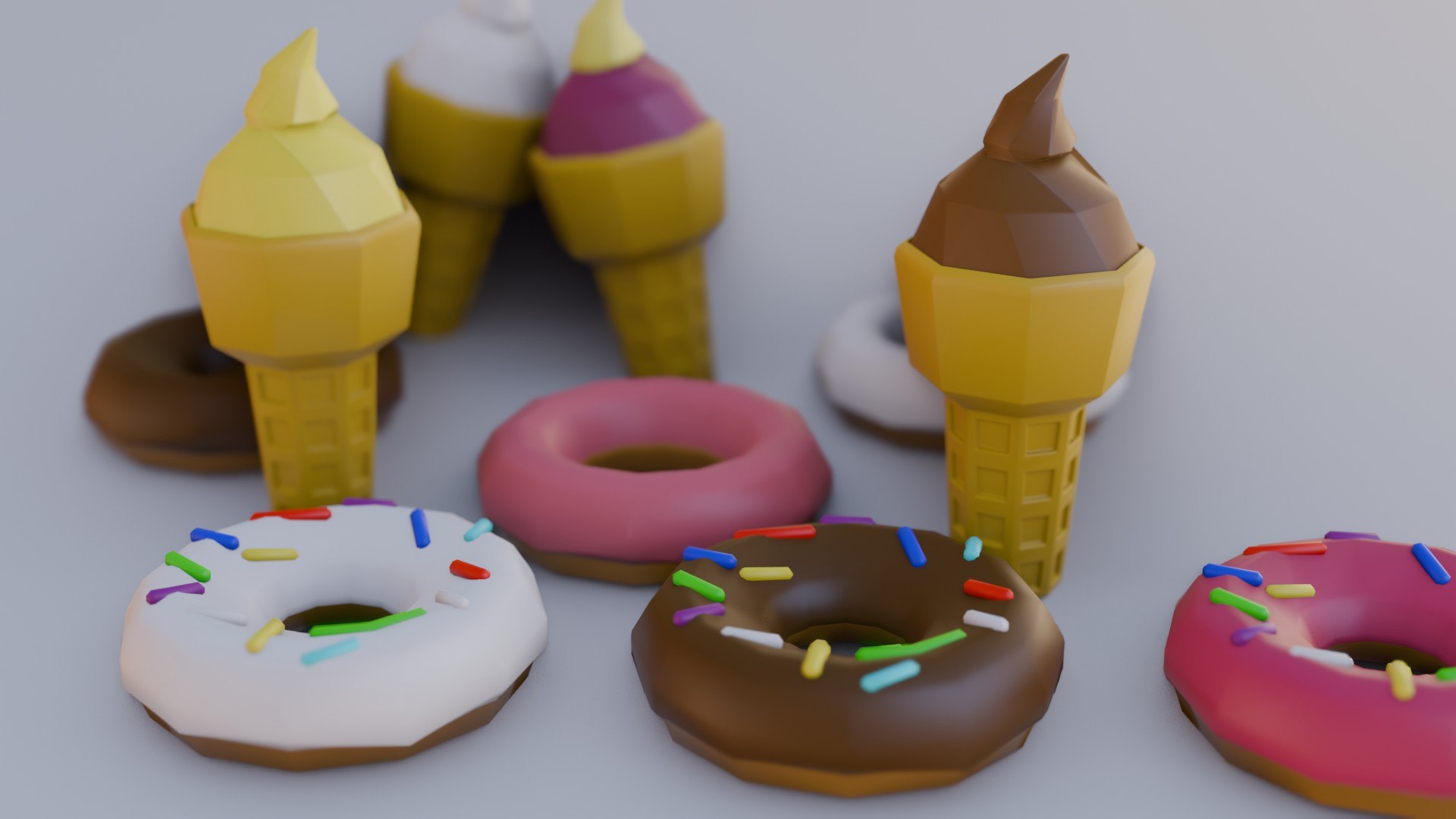 3D Fast Food Restaurant Low Poly Game Assets - TurboSquid 2332206