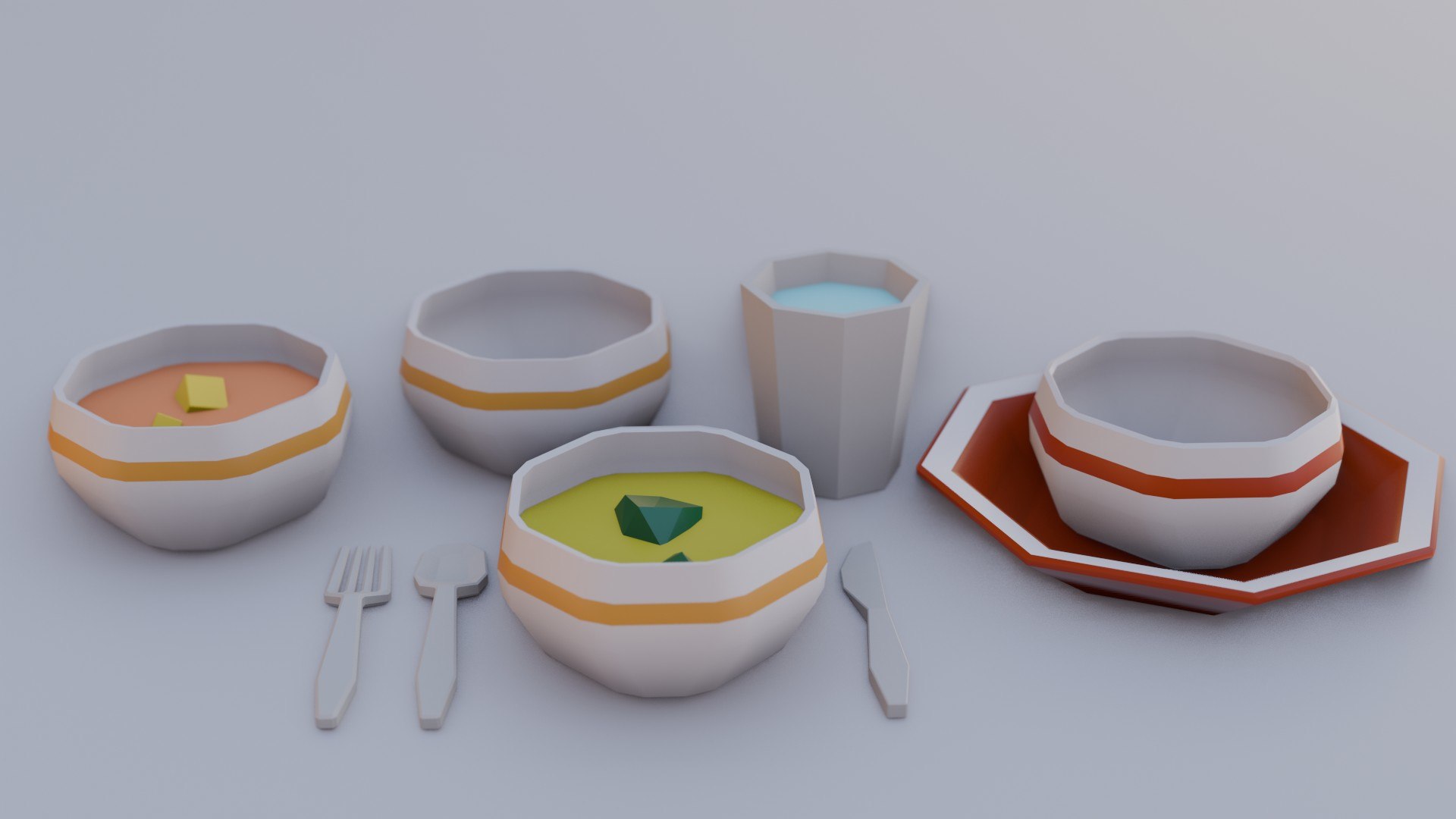 3D Fast Food Restaurant Low Poly Game Assets - TurboSquid 2332206