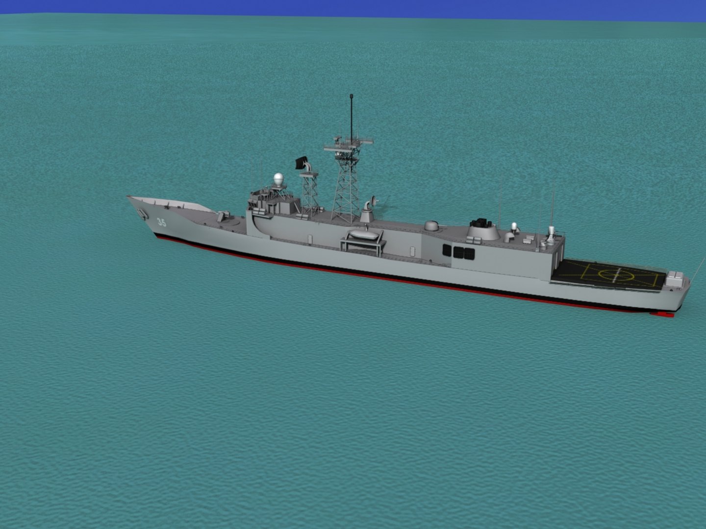 Frigates Class 3d Obj
