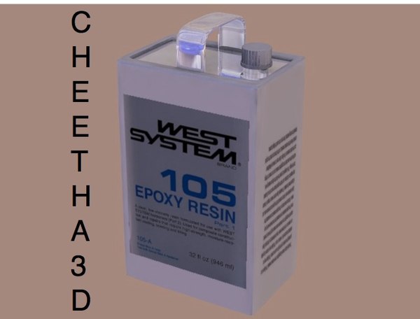 gallon epoxy 3d model