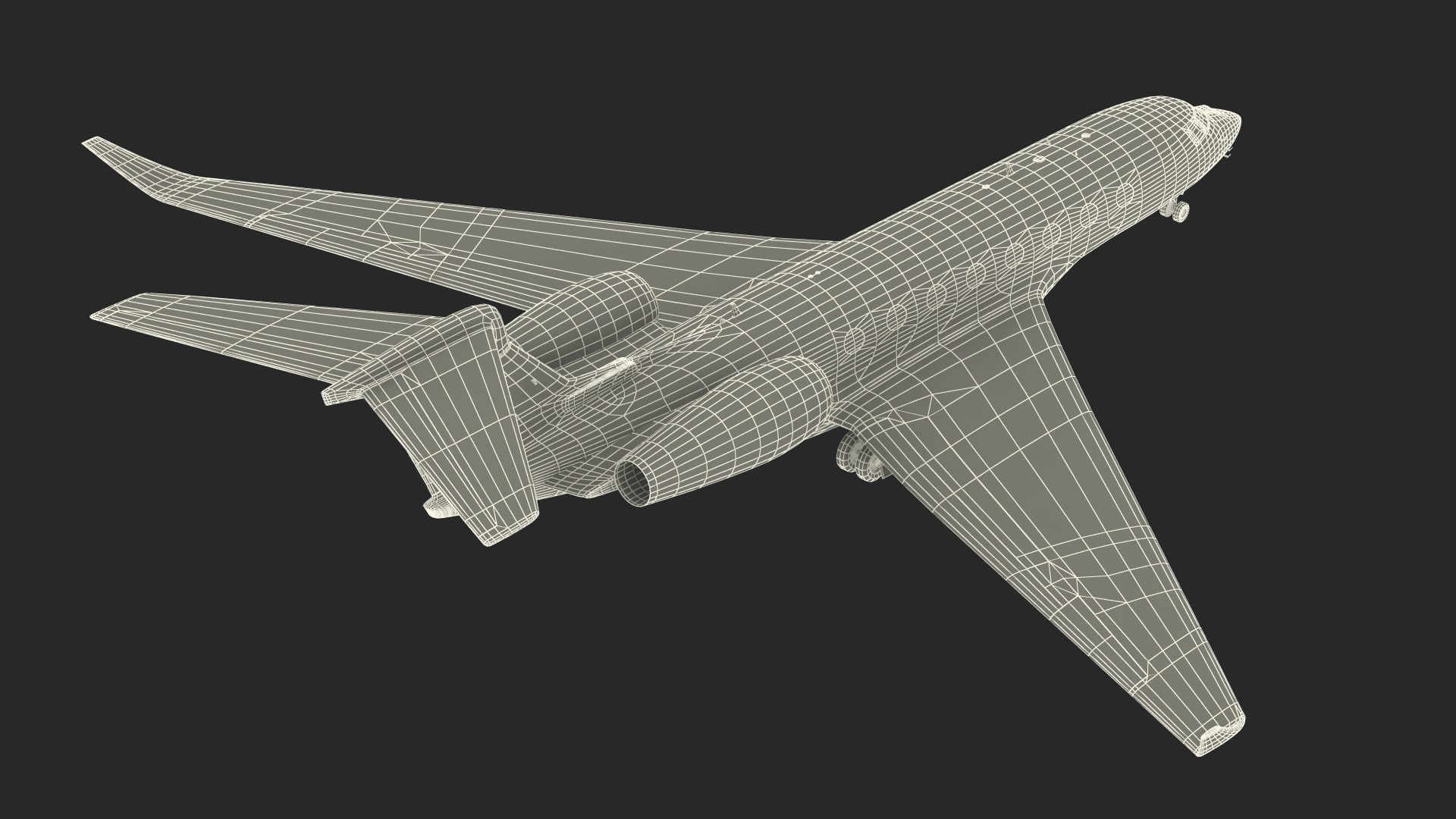 Large Private Jet Rigged For Cinema 4D 3D Model - TurboSquid 2018552