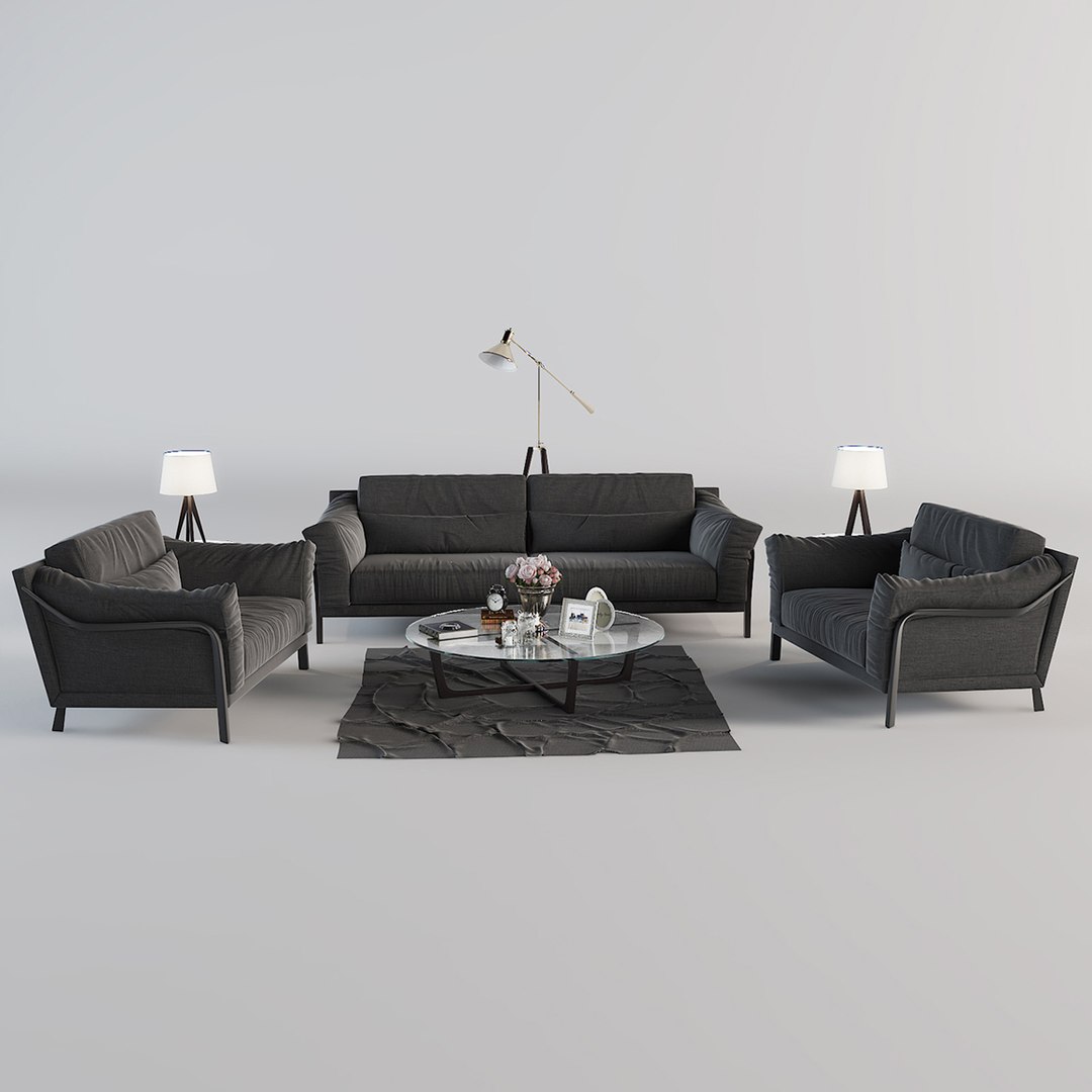 Sofa Livingroom 3d Max
