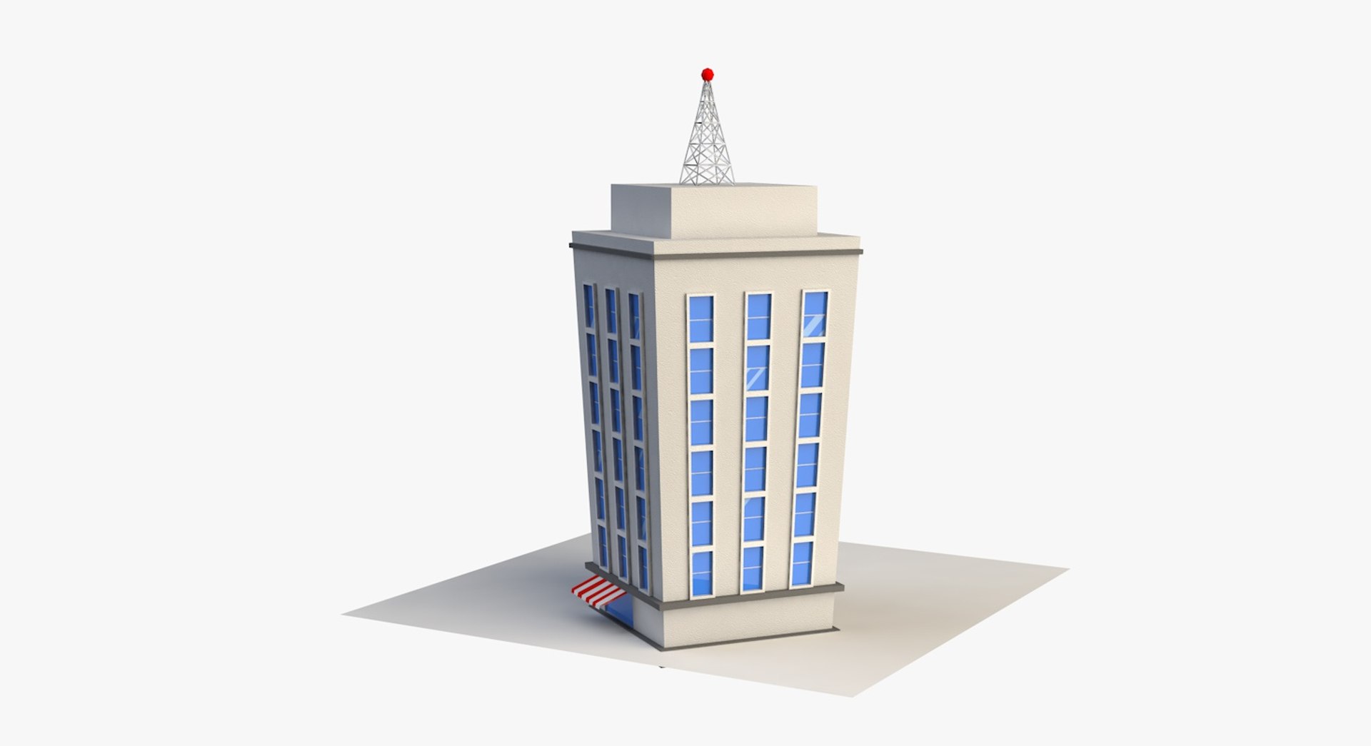 Building Cartoon 3D - TurboSquid 1452126