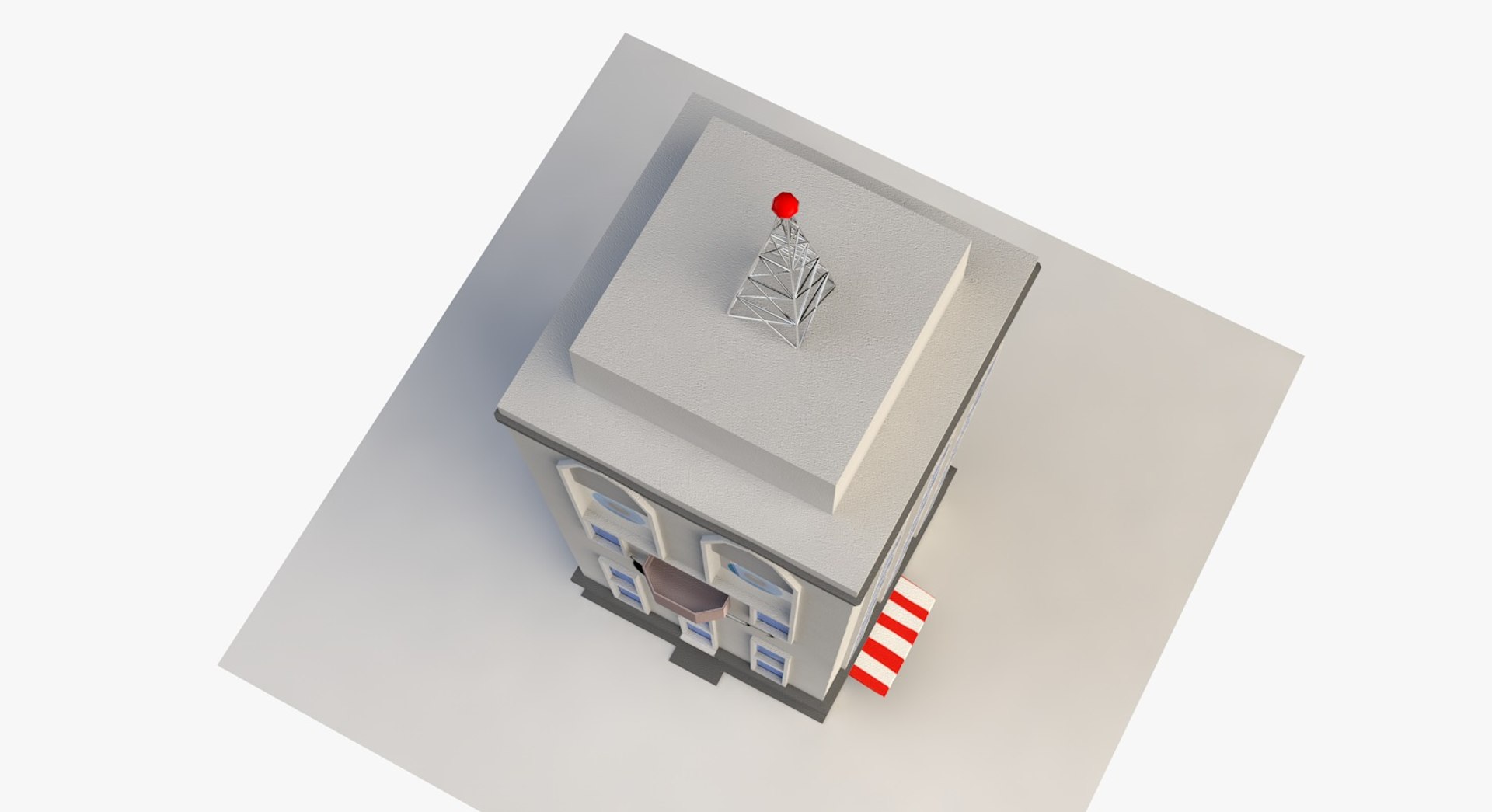 Building Cartoon 3D - TurboSquid 1452126