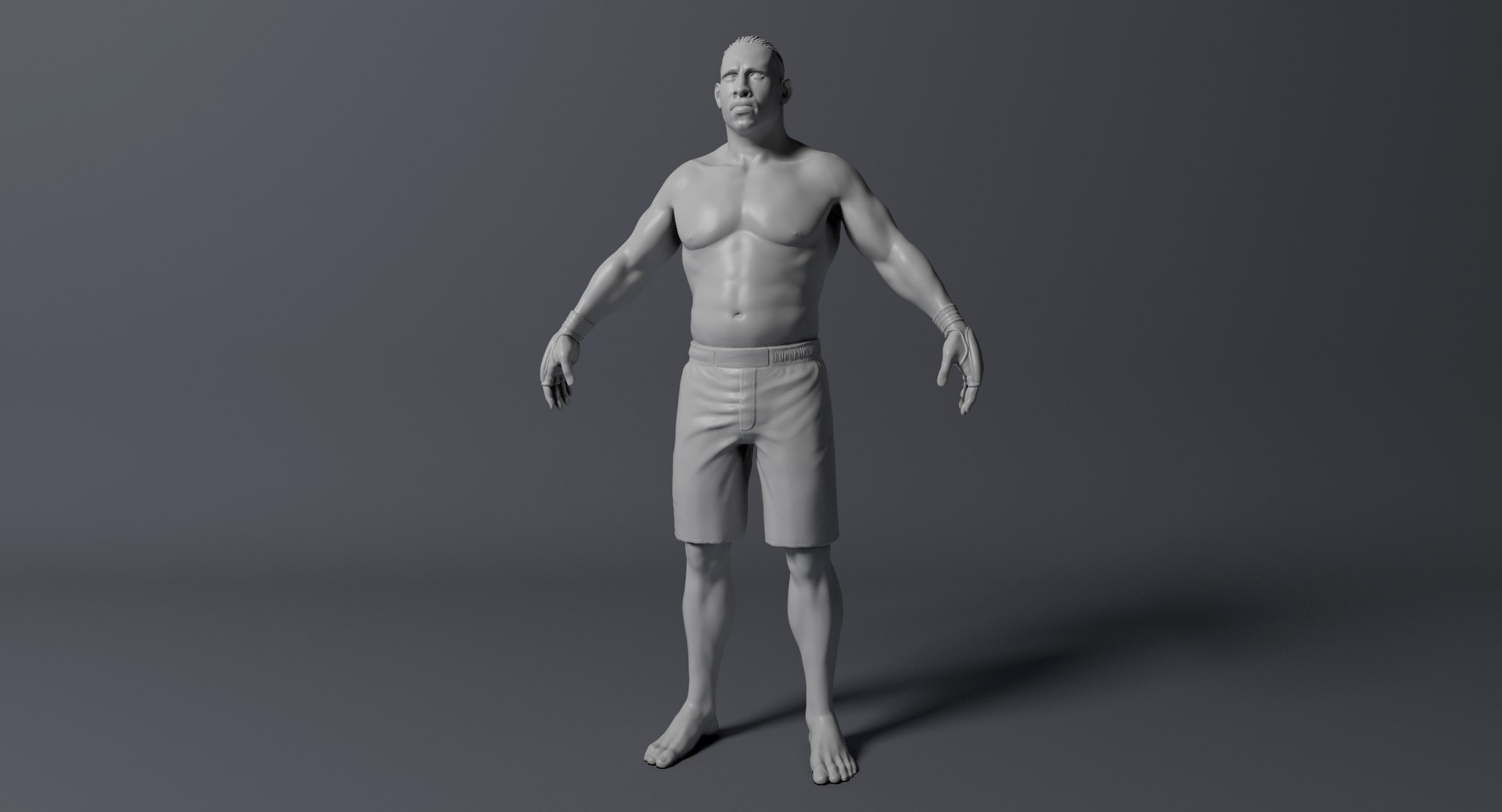 Ufc Boxer 3d Model