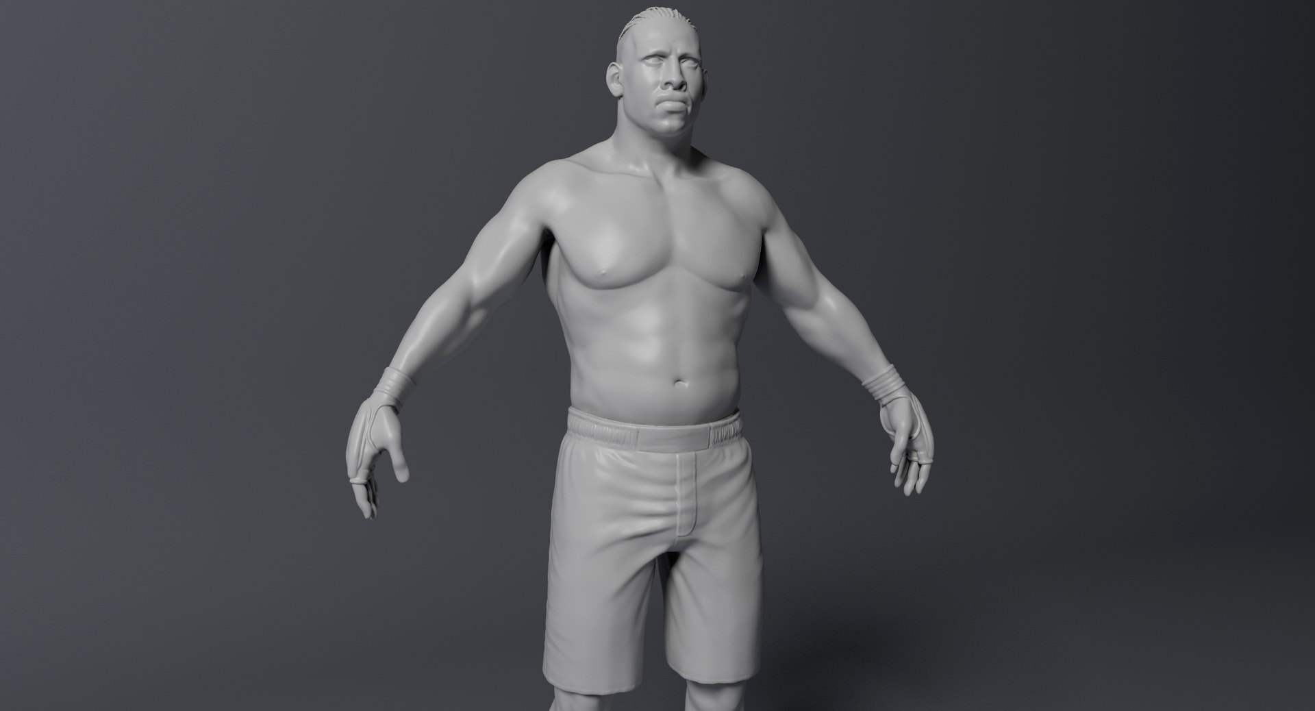 Ufc Boxer 3d Model