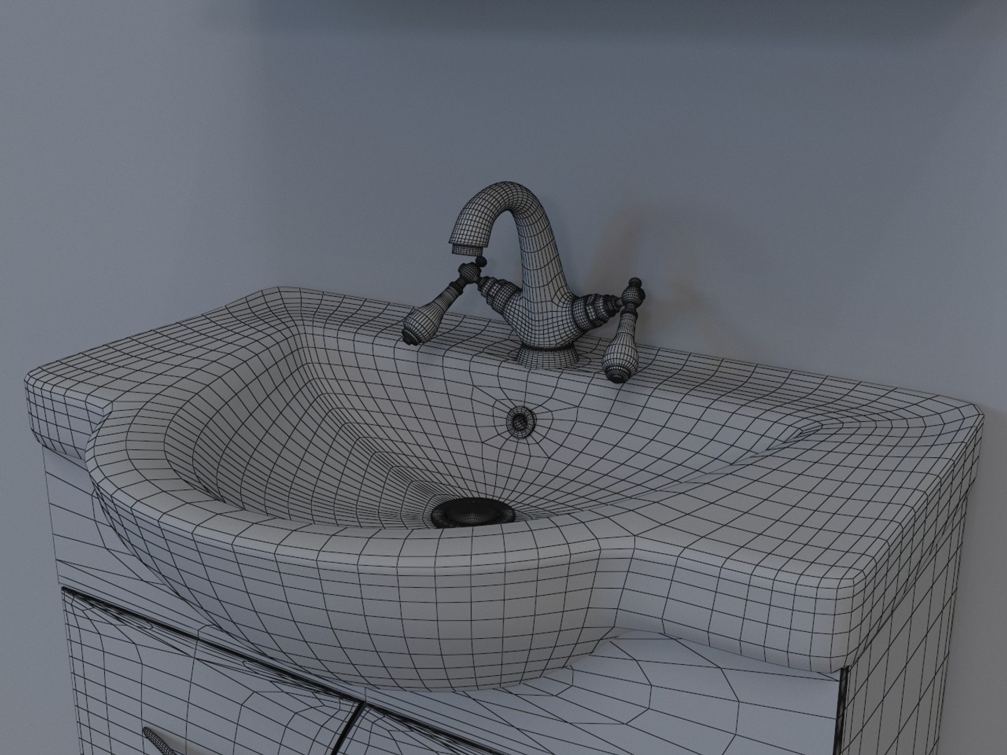 Washbasin Wave 3D Model - TurboSquid 1153664