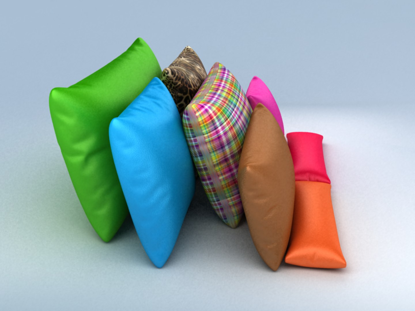 3d Model Pillow Set Vol1