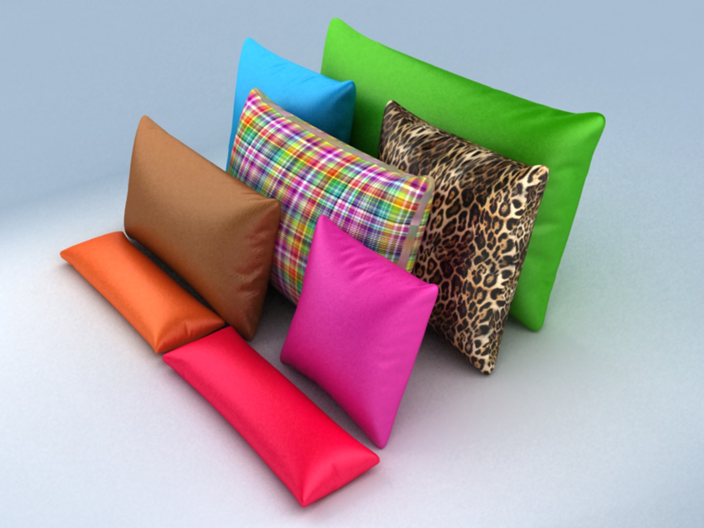 3d Model Pillow Set Vol1