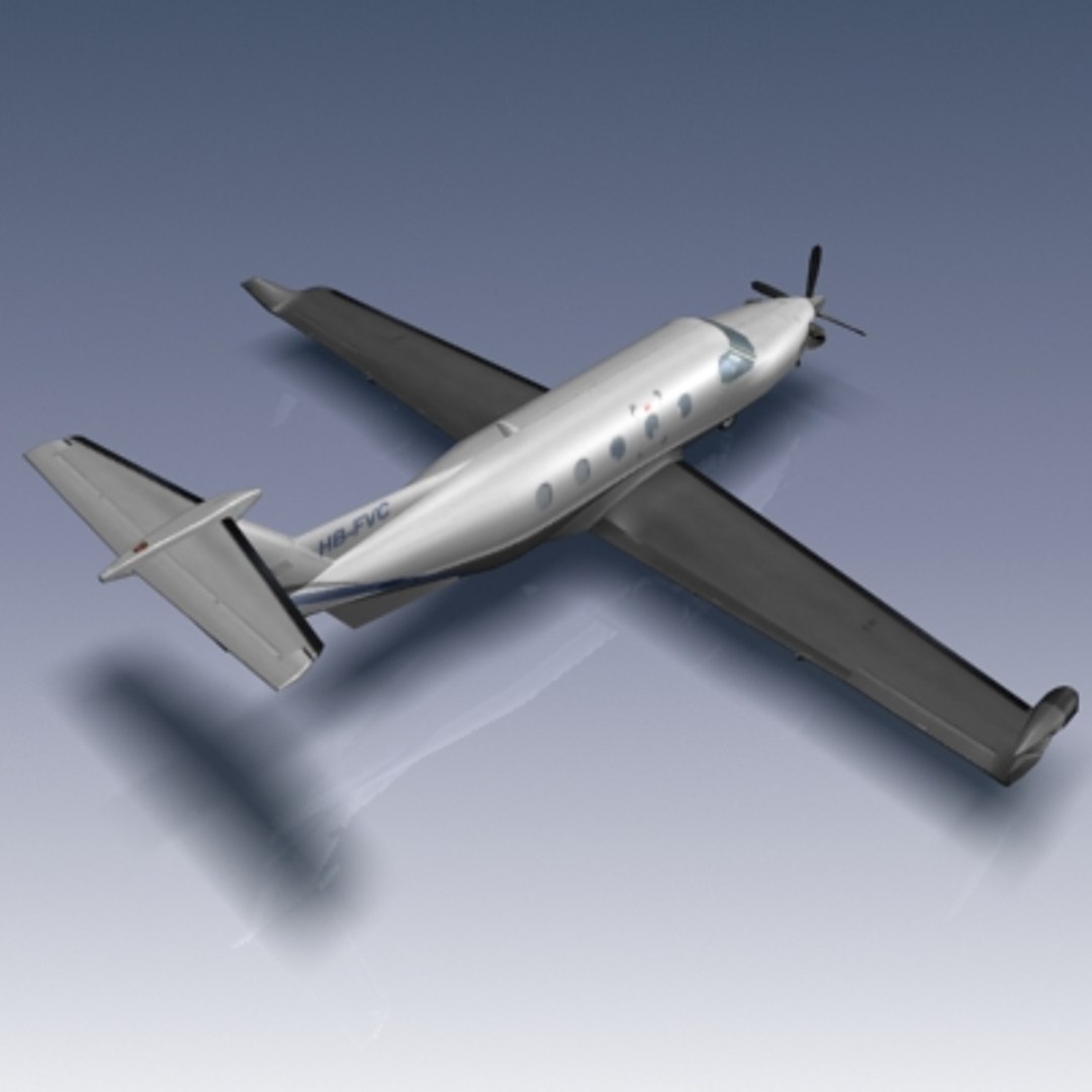 3d Pilatus Pc-12 Model