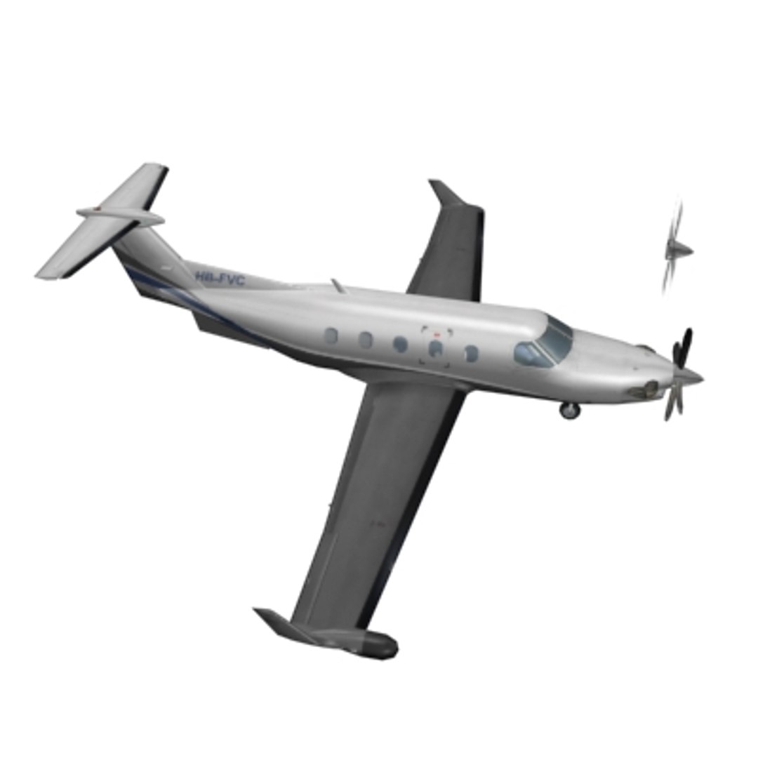 3d Pilatus Pc-12 Model