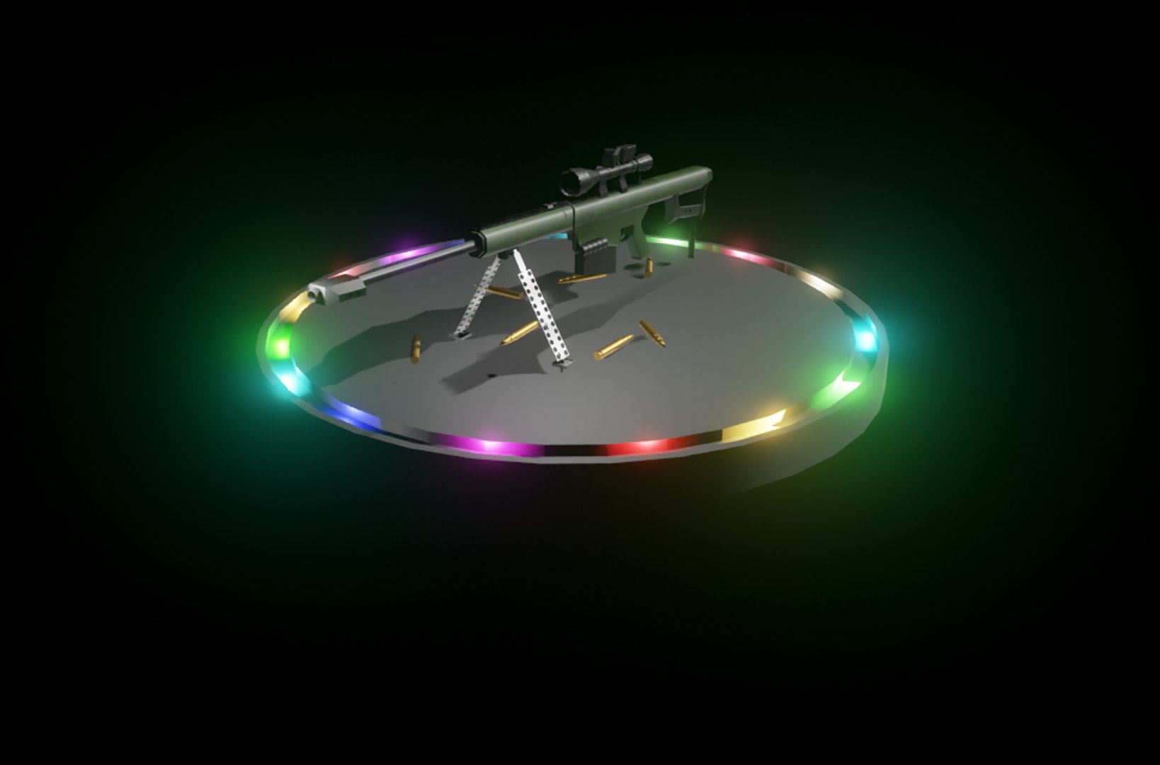 3d Sniper Gun - Barret