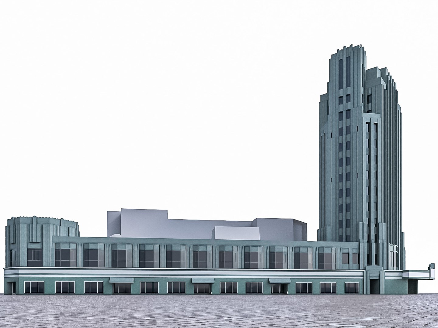 Pellissier Building And Wiltern Theatre 3D Model - TurboSquid 1751382