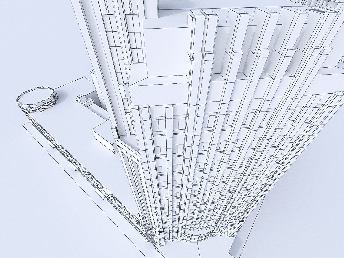 Pellissier Building And Wiltern Theatre 3D Model - TurboSquid 1751382