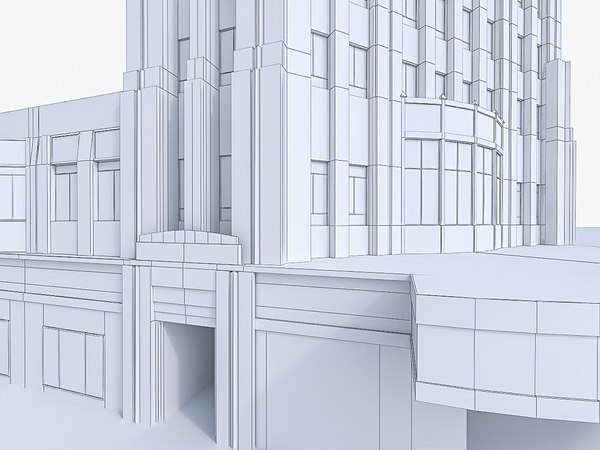 Pellissier Building and Wiltern Theatre 3D model - TurboSquid 1751382