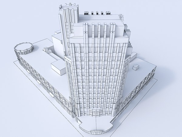 Pellissier Building and Wiltern Theatre 3D model - TurboSquid 1751382