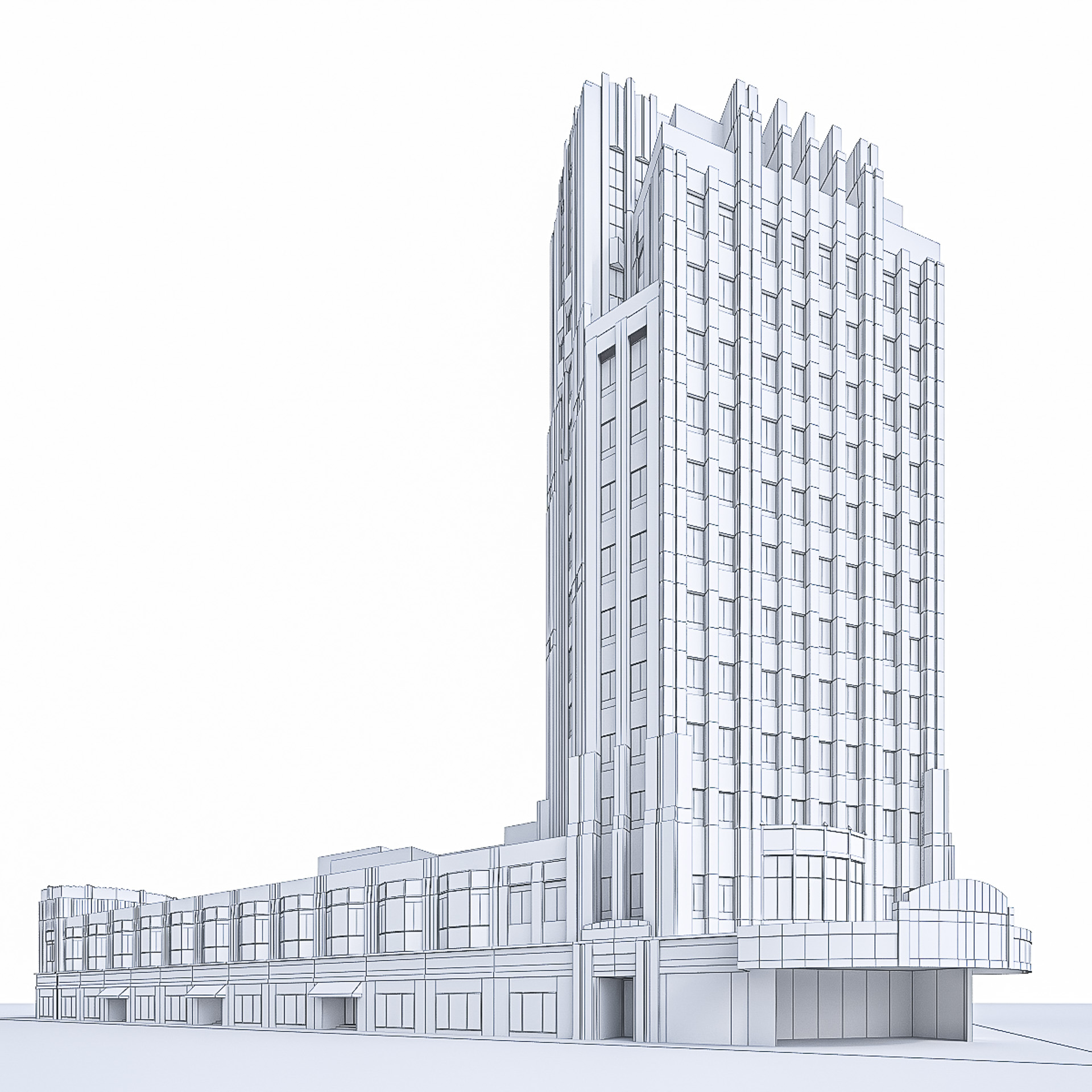 Pellissier Building and Wiltern Theatre 3D model - TurboSquid 1751382