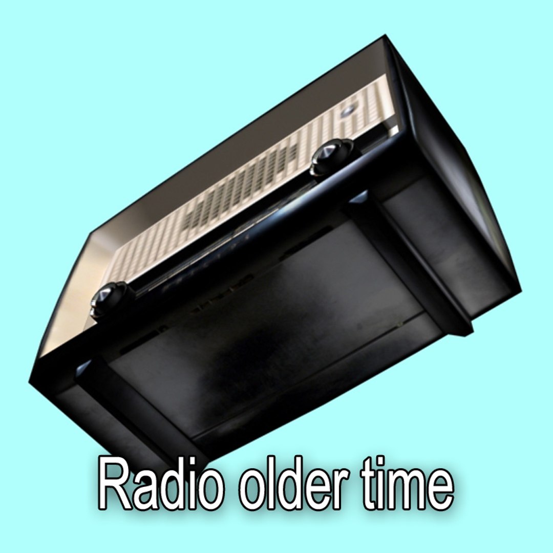 3d model old radio