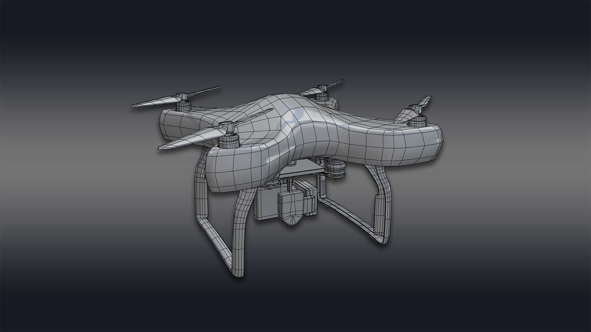 Drone Quadcopter 3D Model - TurboSquid 2144130