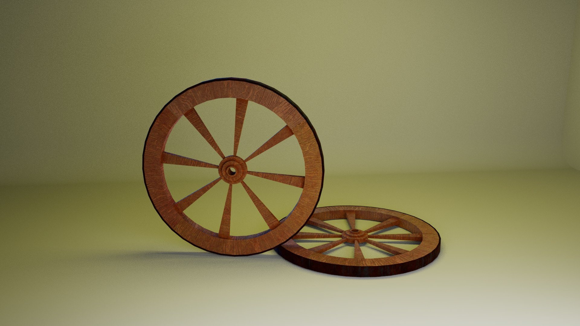 3D Model Bullock-cart Wheel - TurboSquid 2023692