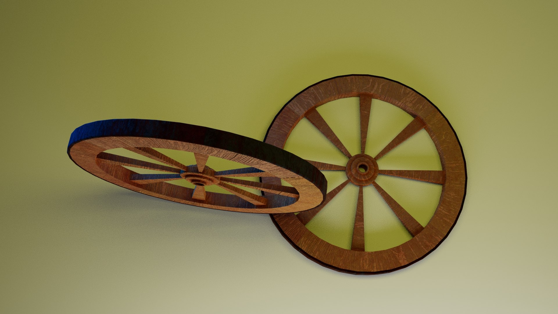 3D Model Bullock-cart Wheel - TurboSquid 2023692