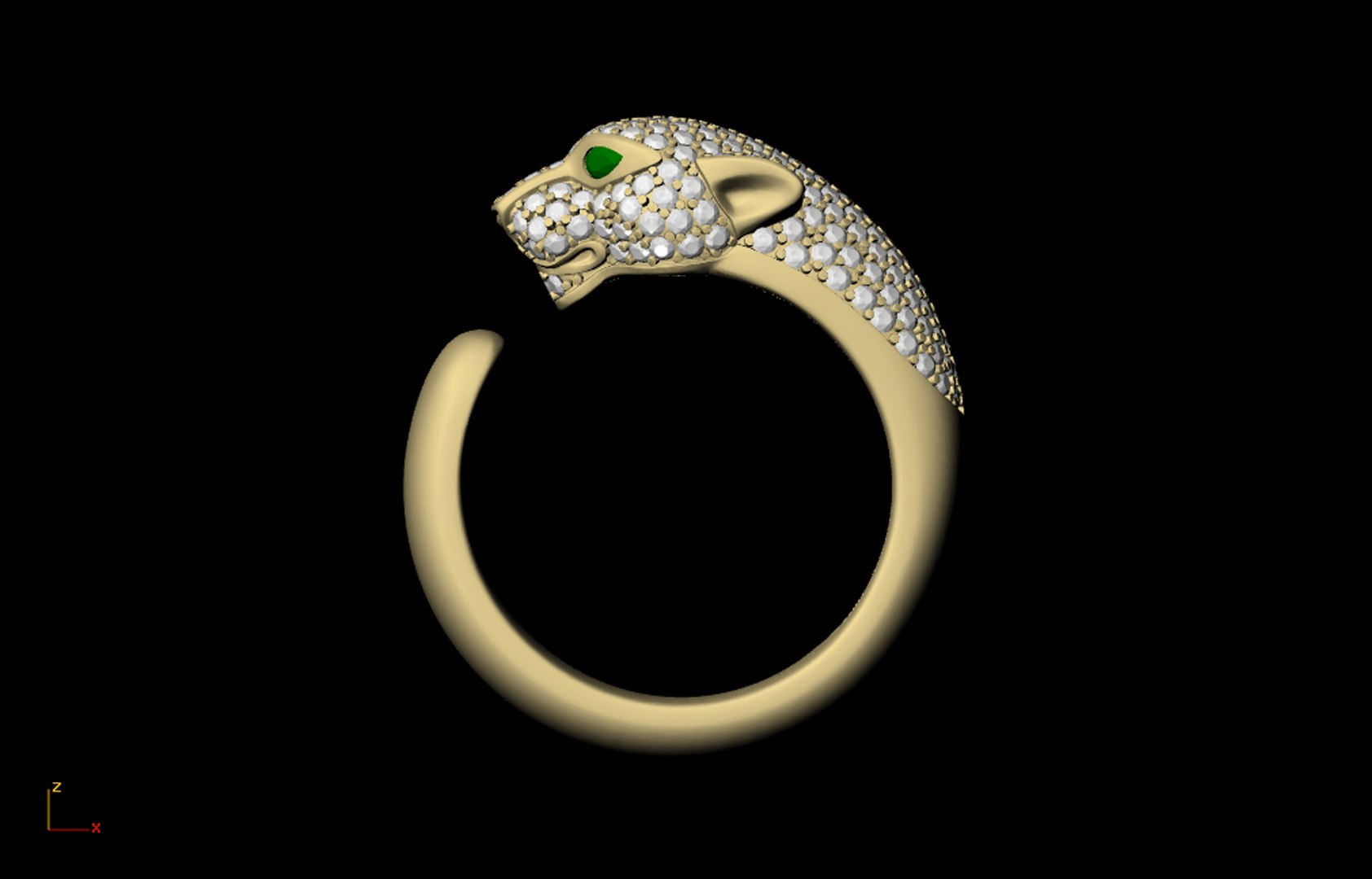Panther Ring 3D model - TurboSquid 2080081