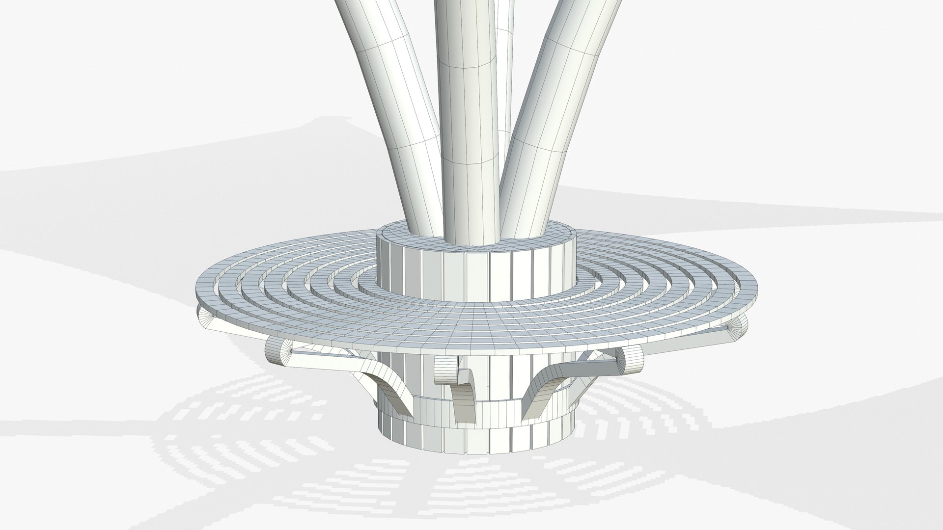 3D Tensile Structures Garden Canopy model - TurboSquid 1826881