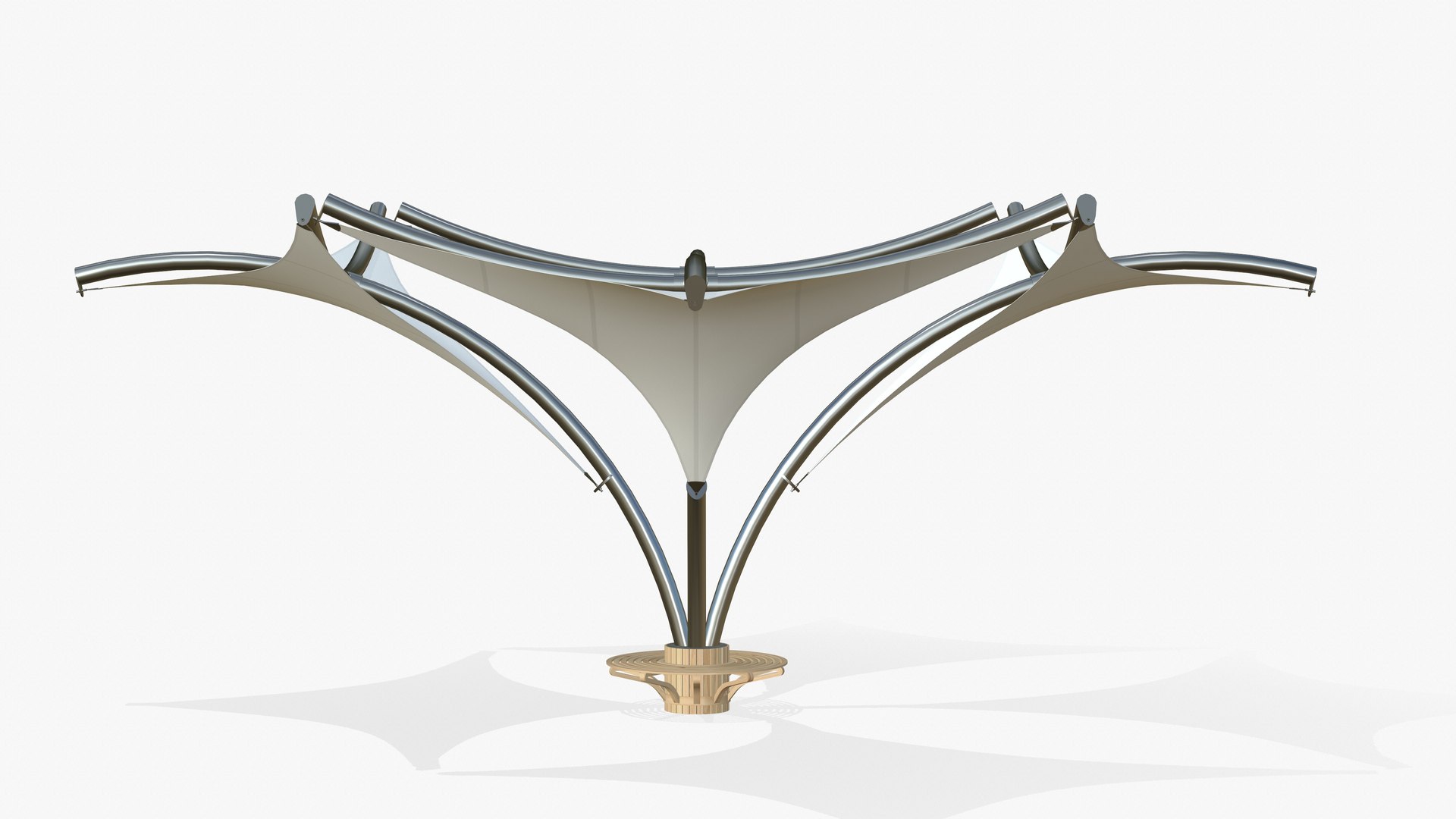 3D Tensile Structures Garden Canopy Model - TurboSquid 1826881