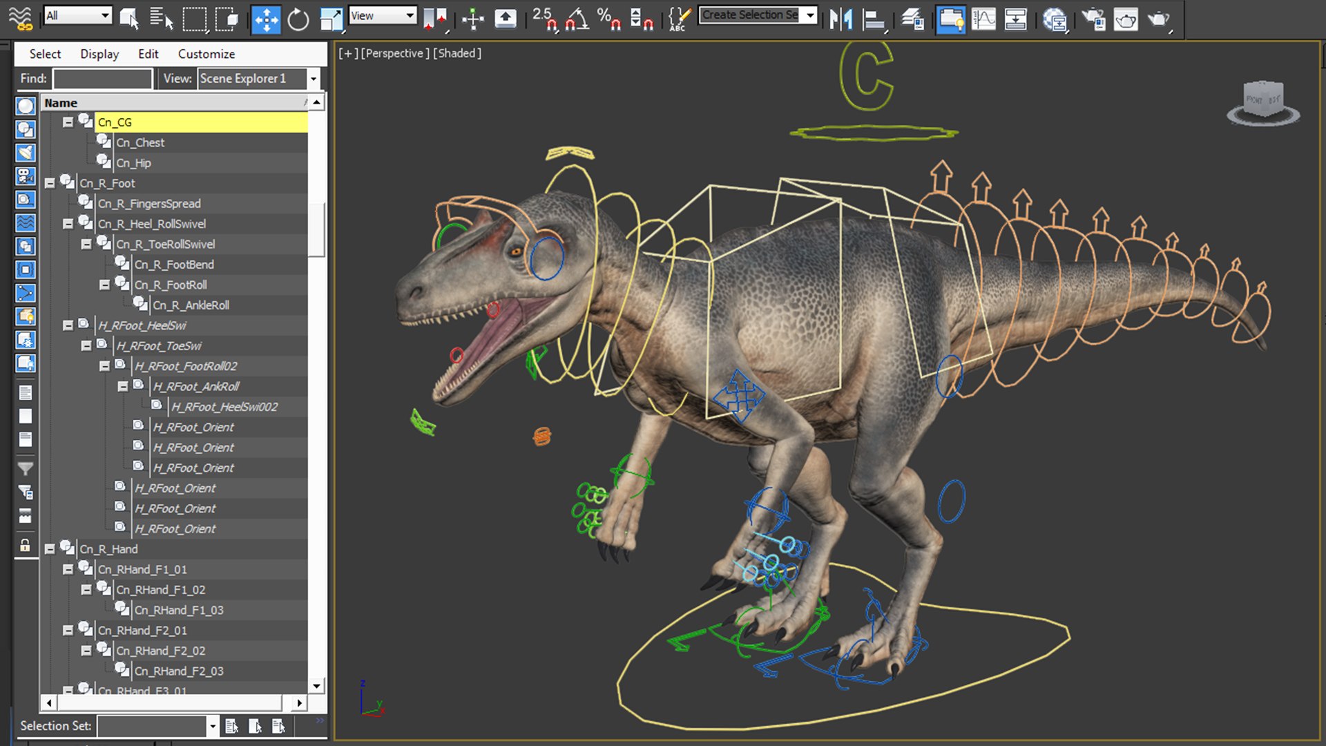 Allosaurus - Rigged And Animated 3D Model - TurboSquid 1761860
