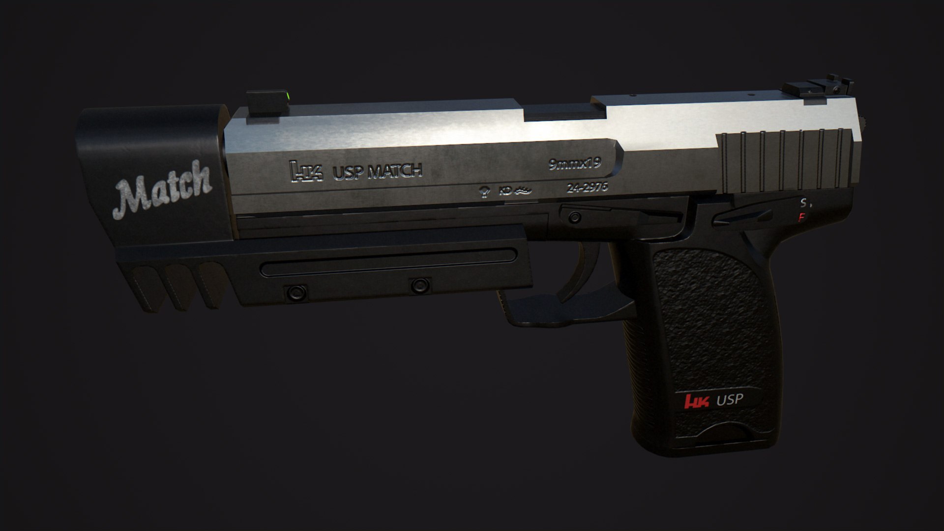 3D USP Match Model - TurboSquid 2068293