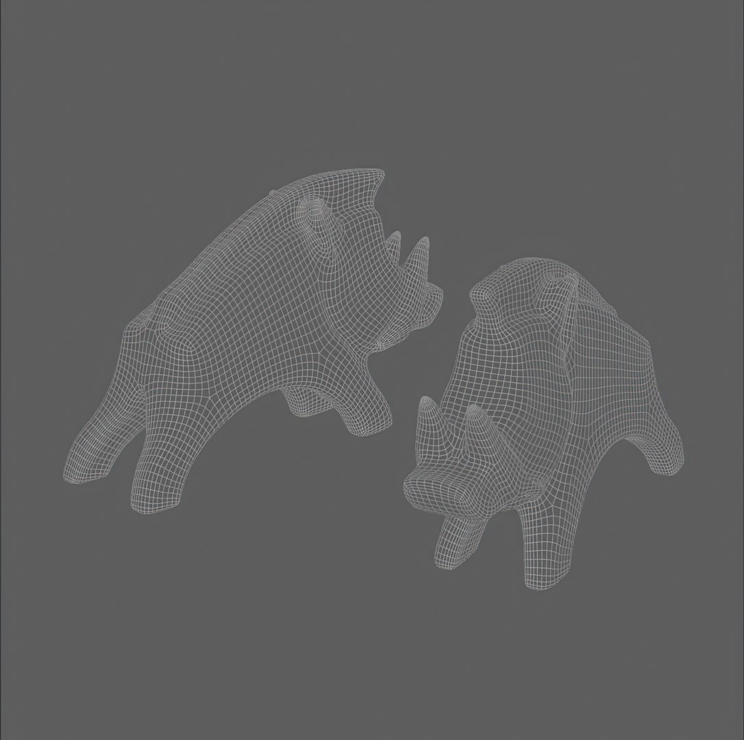 Hog Minimalism 3D Model - TurboSquid 2326920