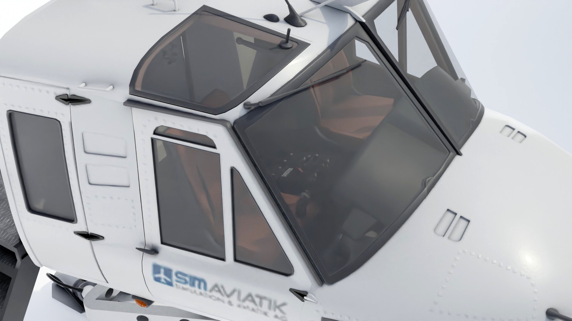 3ds Max Bell 412 Simulator
