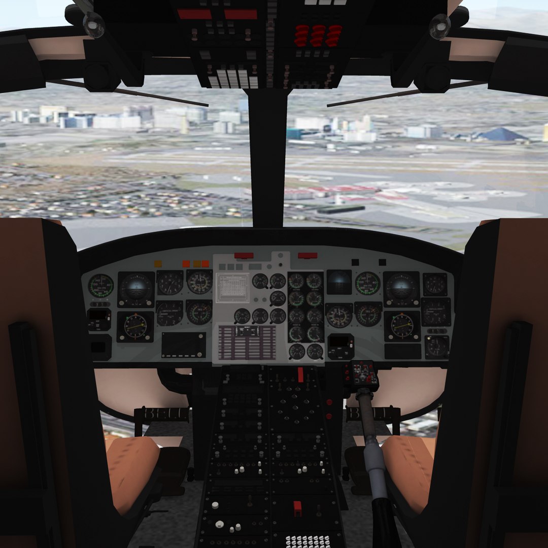 3ds Max Bell 412 Simulator